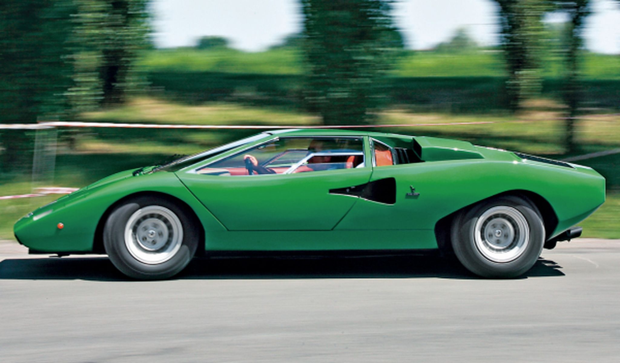 Lamborghini Countach, un sueño vestido de verde