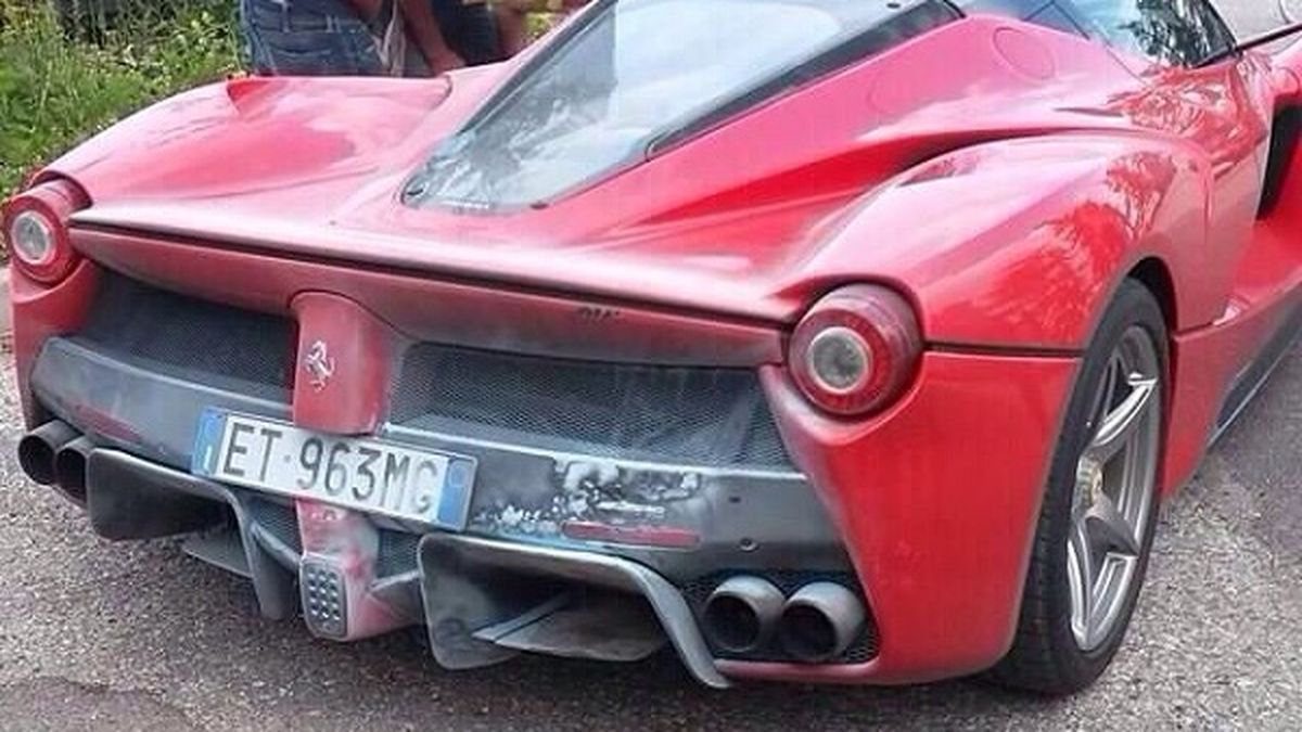 Primer incendio de un Ferrari LaFerrari