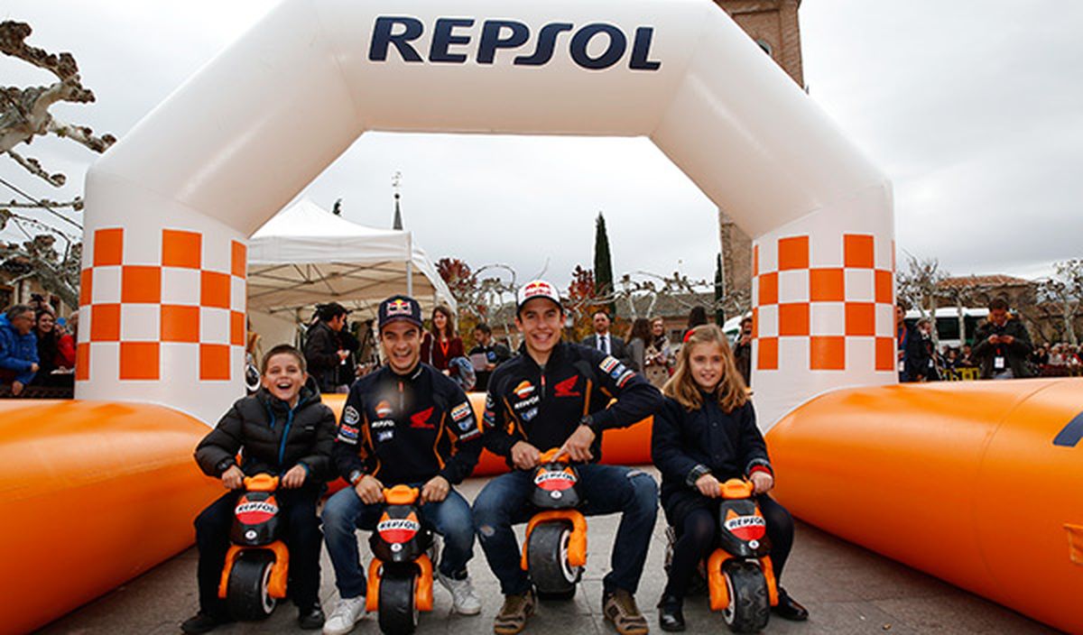 Marc Márquez y Dani Pedrosa inauguran el Repsol Racing Tour