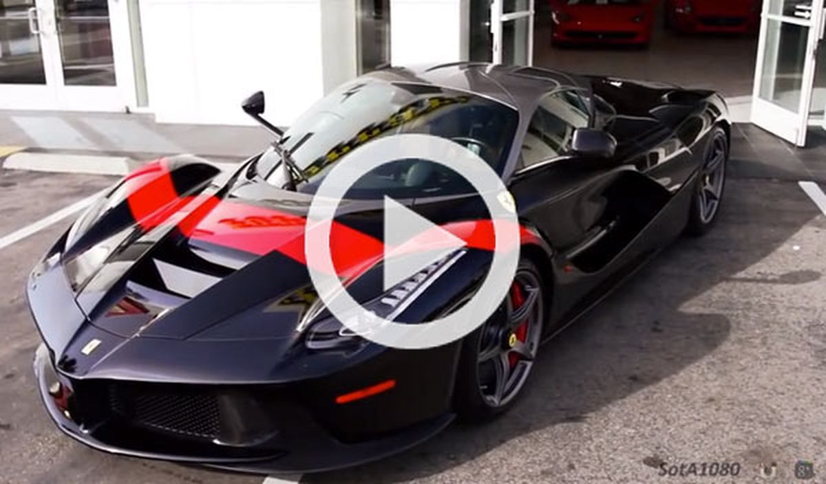 Vídeo: entregan un Ferrari LaFerrari único en el mundo