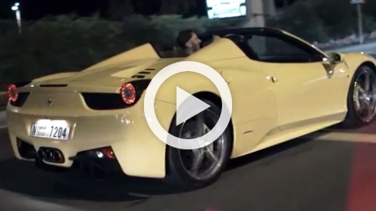 Benzema se pasea en Rolls Royce y Ferrari al ritmo de 2Pac