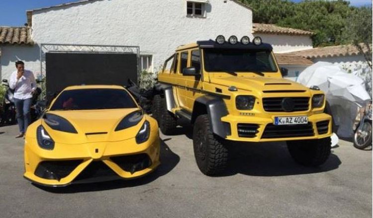 Los Ferrari F12 Stallone y Mercedes G63 AMG 6x6 de Mansory