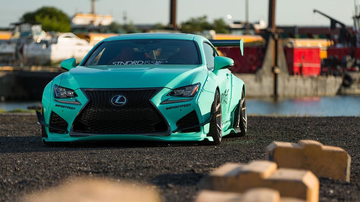 Lexus RC-F Rocket Bunny con llantas Vossen: ¡animalada!