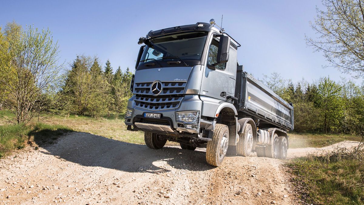 Mercedes Arocs, fuerza para la construcción