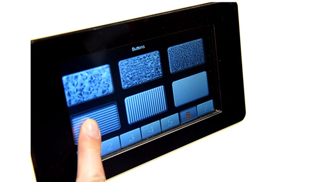 La pantalla que hace perceptibles las imágenes al tacto