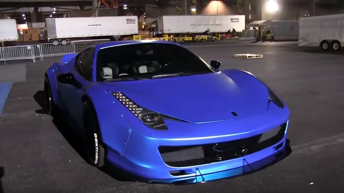 Así es el Ferrari 458 Italia transformado de Justin Bieber