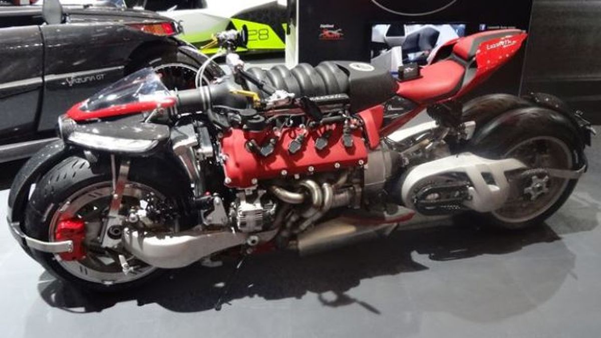 Lazareth LM847: una moto con un V8 de Maserati