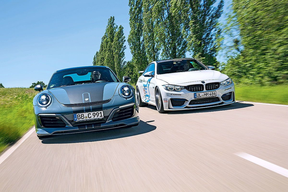 Duelo tuning: Hamann M4/Techart 911 Carrera S