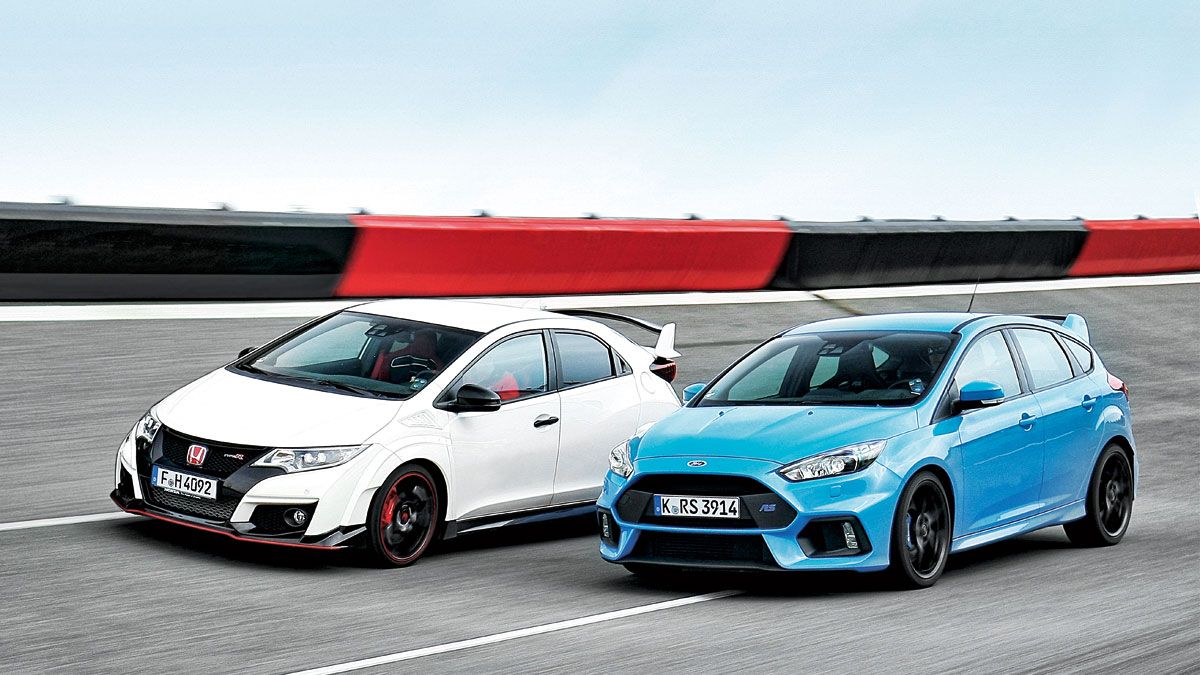 Comparativa: Honda Civic Type R vs Ford Focus RS