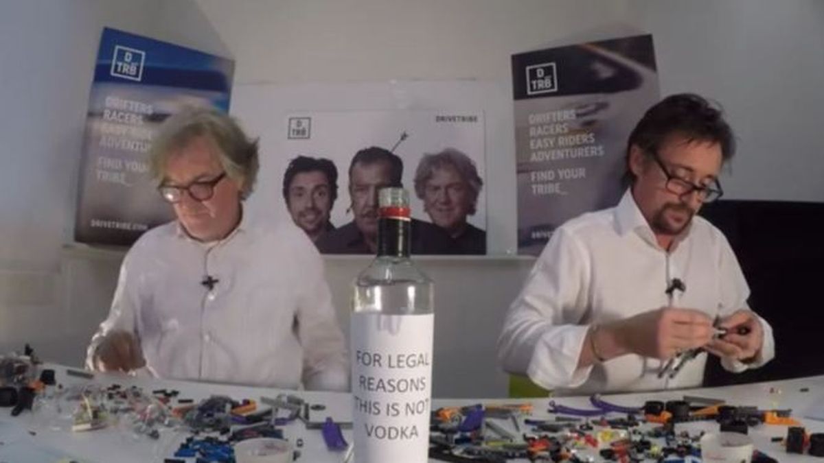 Vídeo: Hammond y May construyen LEGO mientras beben vodka