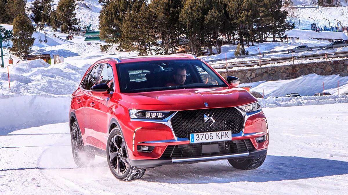 Prueba DS7 Crossback BlueHDI 180: ¿sobrevive un 4x2 en nieve?