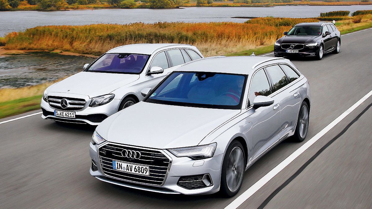 Comparativa: Audi A6 Avant/Volvo V90/Mercedes Clase E Estate