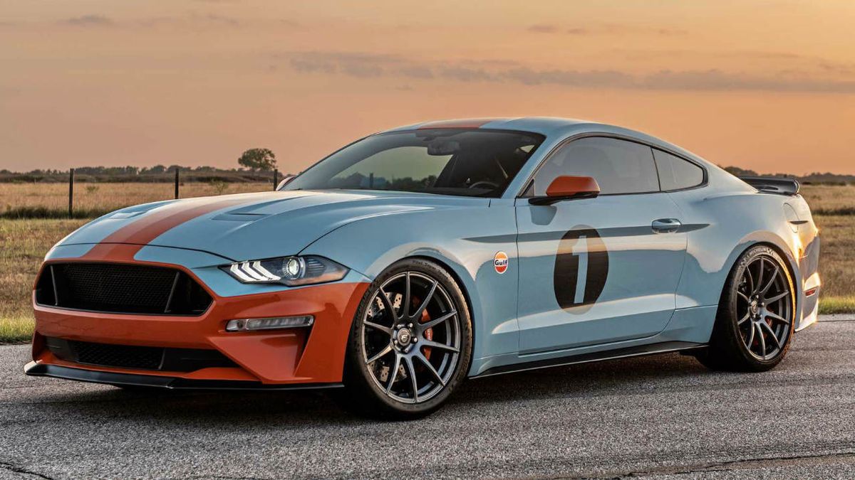 ¿Un Ford Mustang con los colores de Gulf? Sí, en Pebble Beach