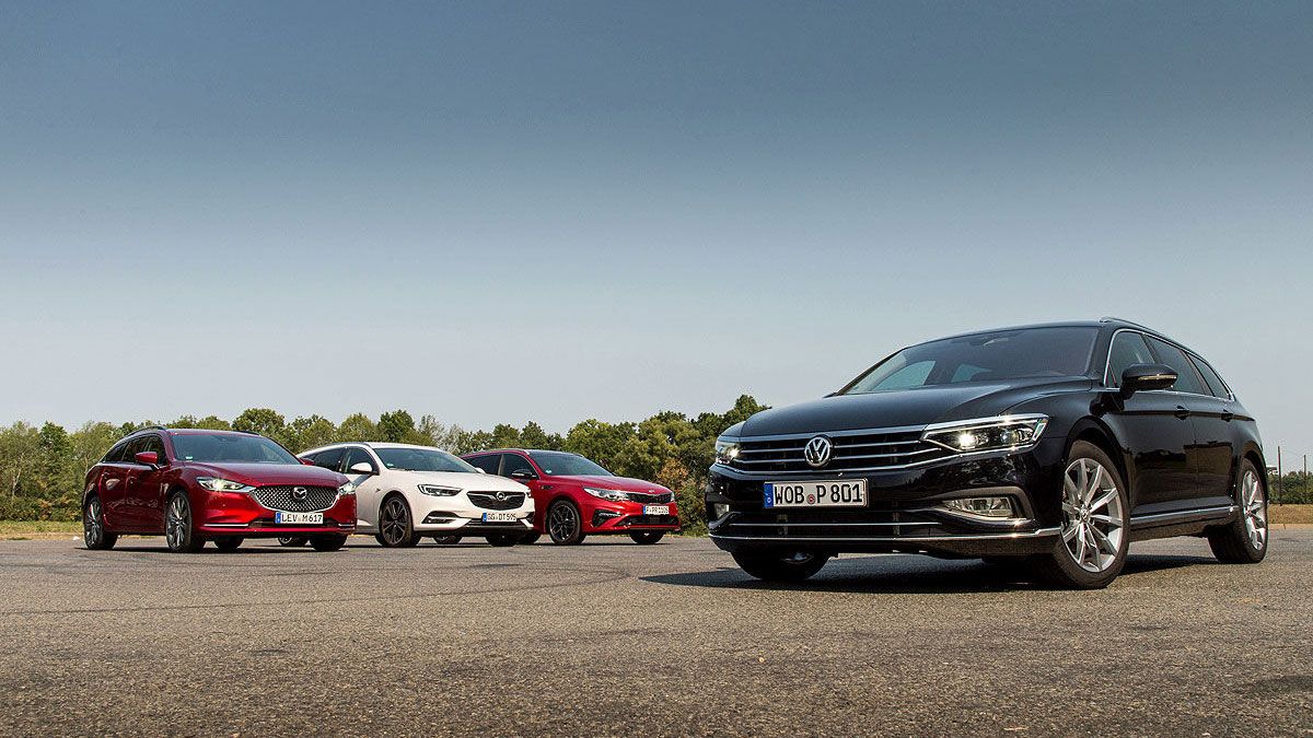 Comparativa: Volkswagen Passat Variant/Kia Optima SW/Opel Insignia ST ...