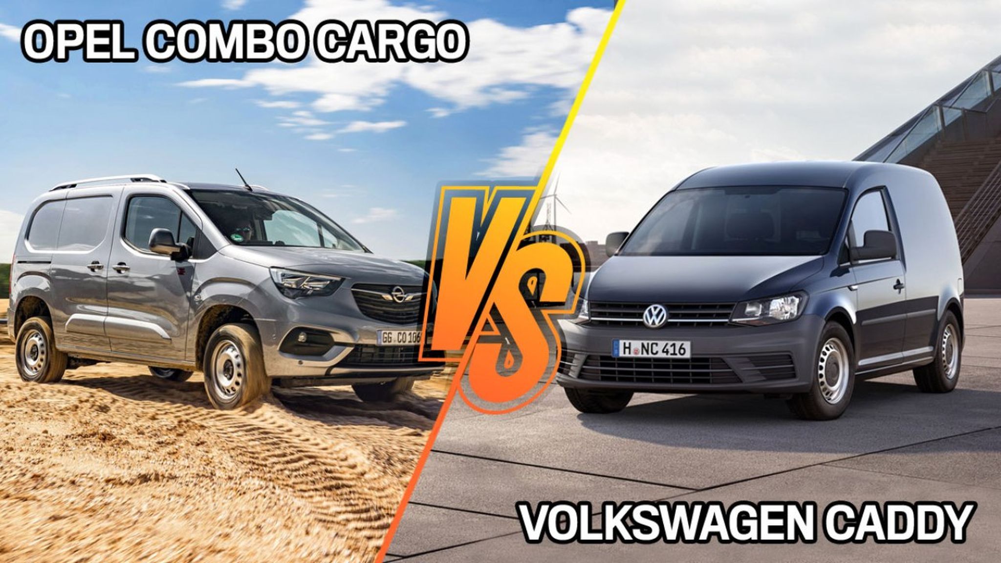 ¿Cuál es mejor, el Opel Combo Cargo o el Volkswagen Caddy?