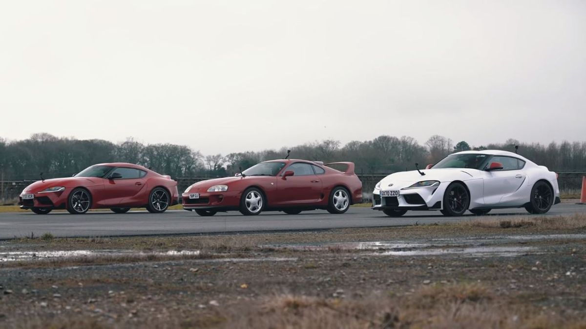 Vídeo: Toyota GR Supra Performance vs GR Supra vs Supra Mk4