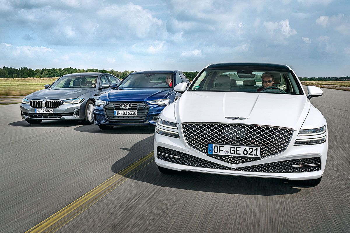 Comparativa: Genesis G80 vs BMW Serie 5 y Audi A6