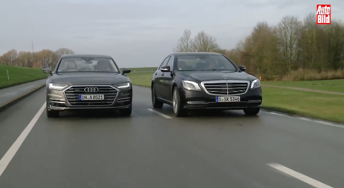 Comparativa en vídeo: Mercedes Clase S vs Audi A8 | Auto Bild España
