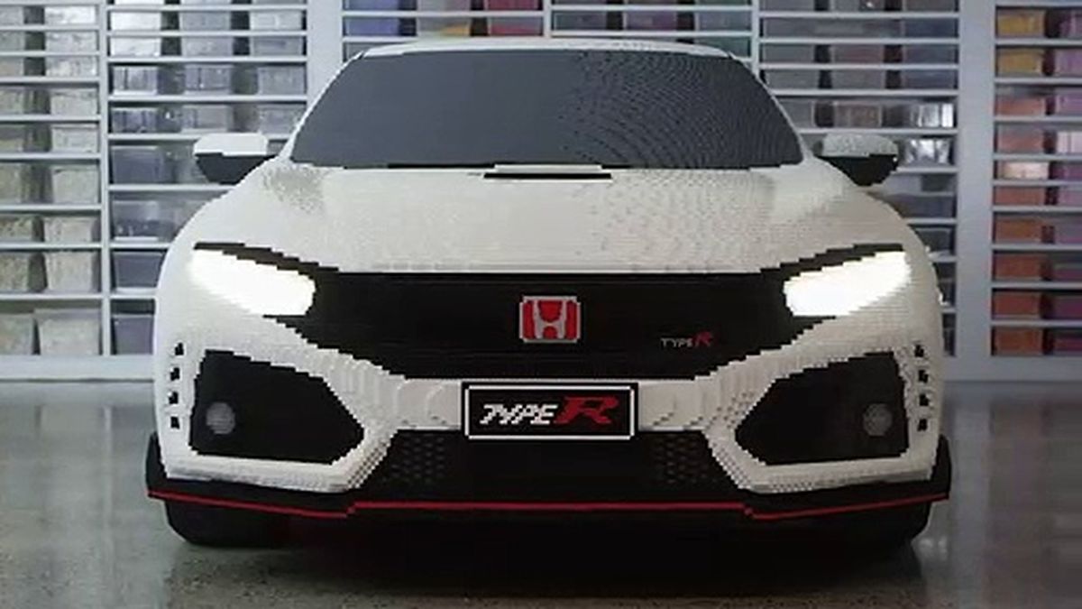 VÍDEO: Alucina con este Honda Civic Type R de Lego a tamaño real