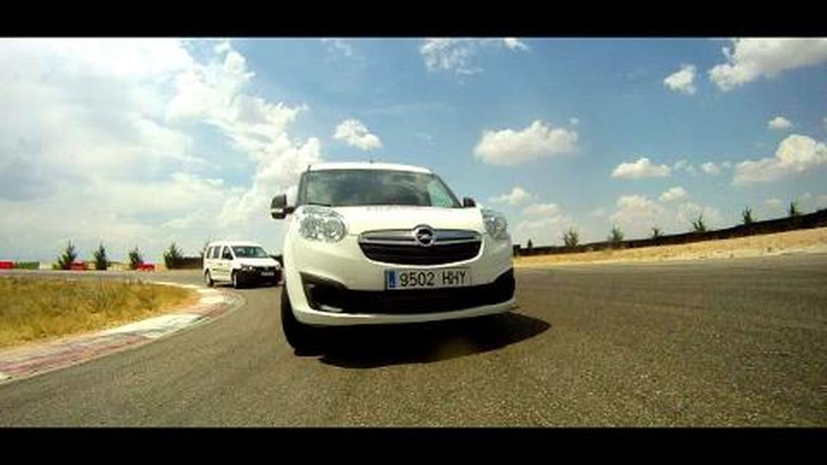 Duelo Opel Combo vs Volkswagen Caddy ¡¡en circuito!! | Auto Bild España