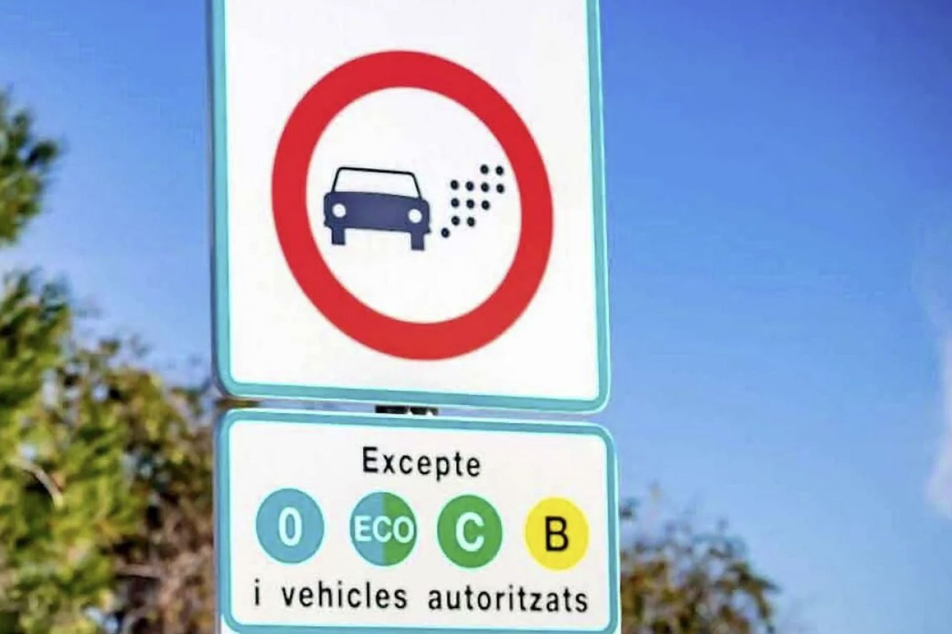 Todas las ciudades de España donde los coches con etiqueta B pueden ...