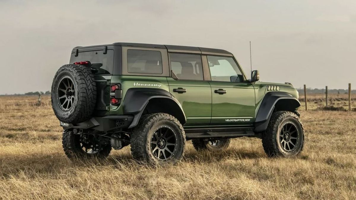 Ford Bronco VelociRaptor, la versión de Hennessey tiene 500 CV de potencia