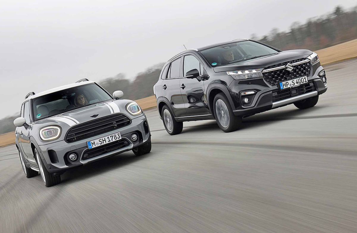 Comparativa: Mini Cooper Countryman All4 vs Suzuki S-Cross 1.5 Hybrid ...
