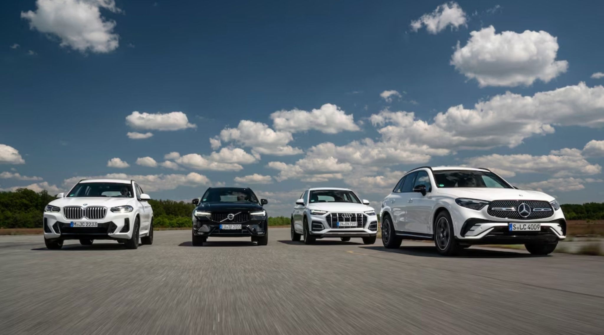 Comparativa: Audi Q5 vs BMW X3 vs Mercedes GLC vs Volvo XC60