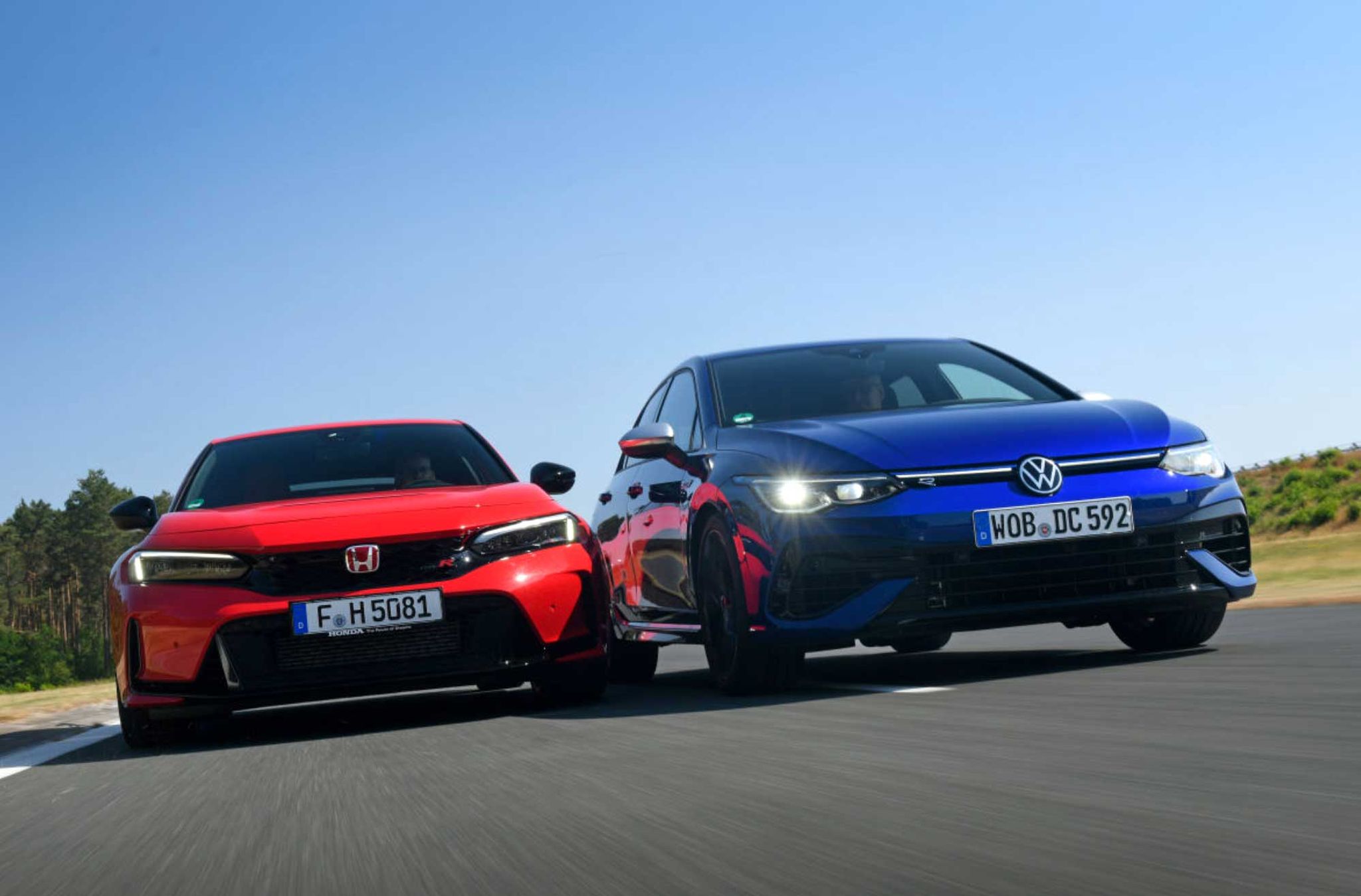 Comparativa: nuevo Honda Civic Type R vs Volkswagen Golf R Performance