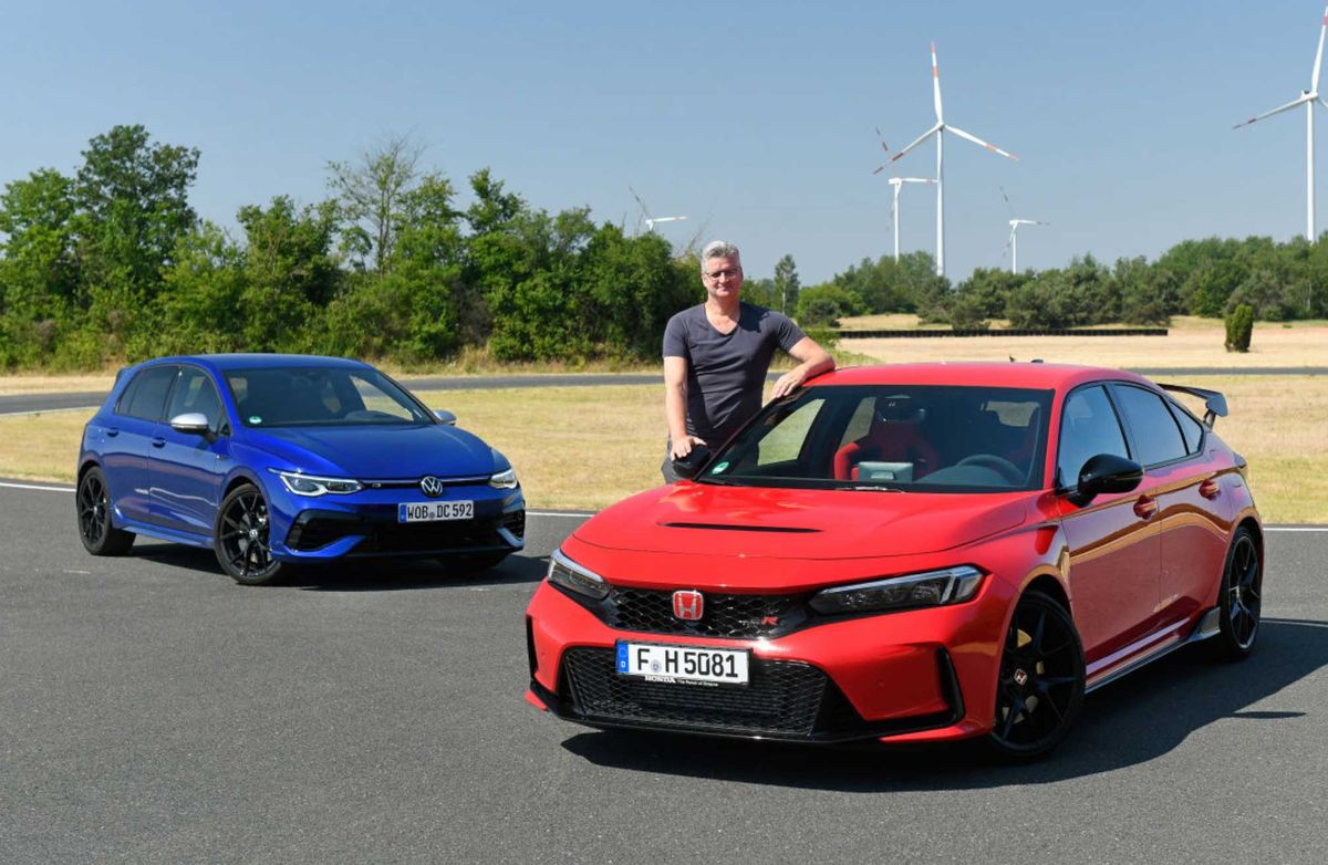Comparativa: nuevo Honda Civic Type R vs Volkswagen Golf R Performance ...