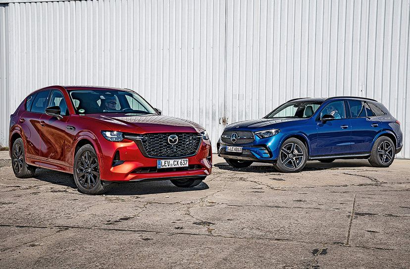 Comparativa del Mazda CX-60 vs Mercedes GLC: el Olimpo de los diésel