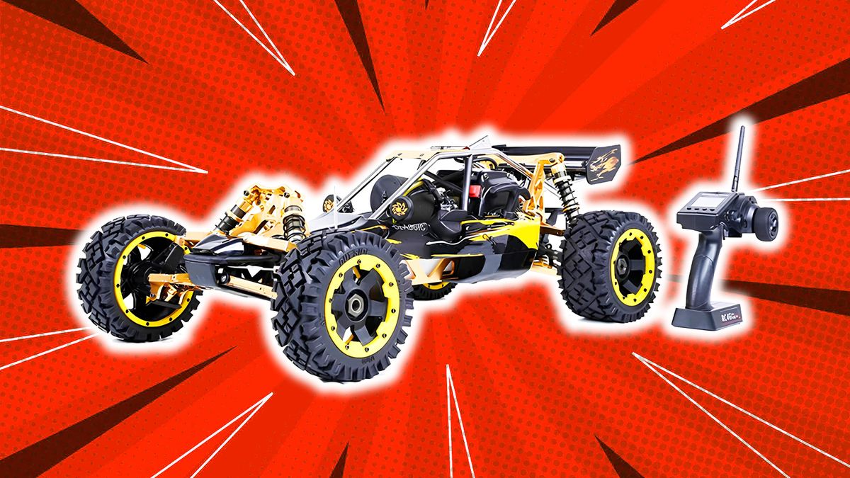 Este sorprendente coche teledirigido funciona a gasolina, pero eso sí ...