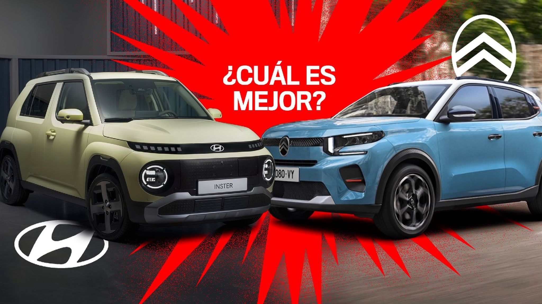Hyundai Inster o Citroën ë-C3, nuestros expertos eligen el mejor coche ...
