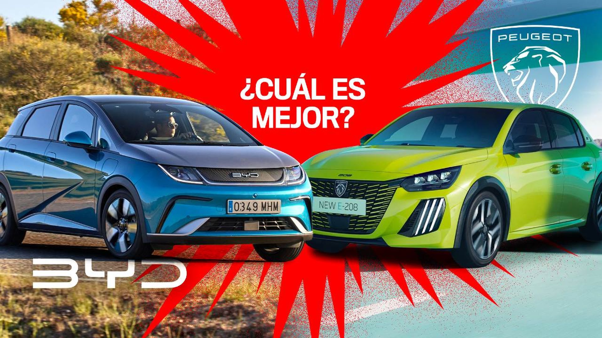 BYD Dolphin o Peugeot e-208, comparamos para decidir la mejor ...