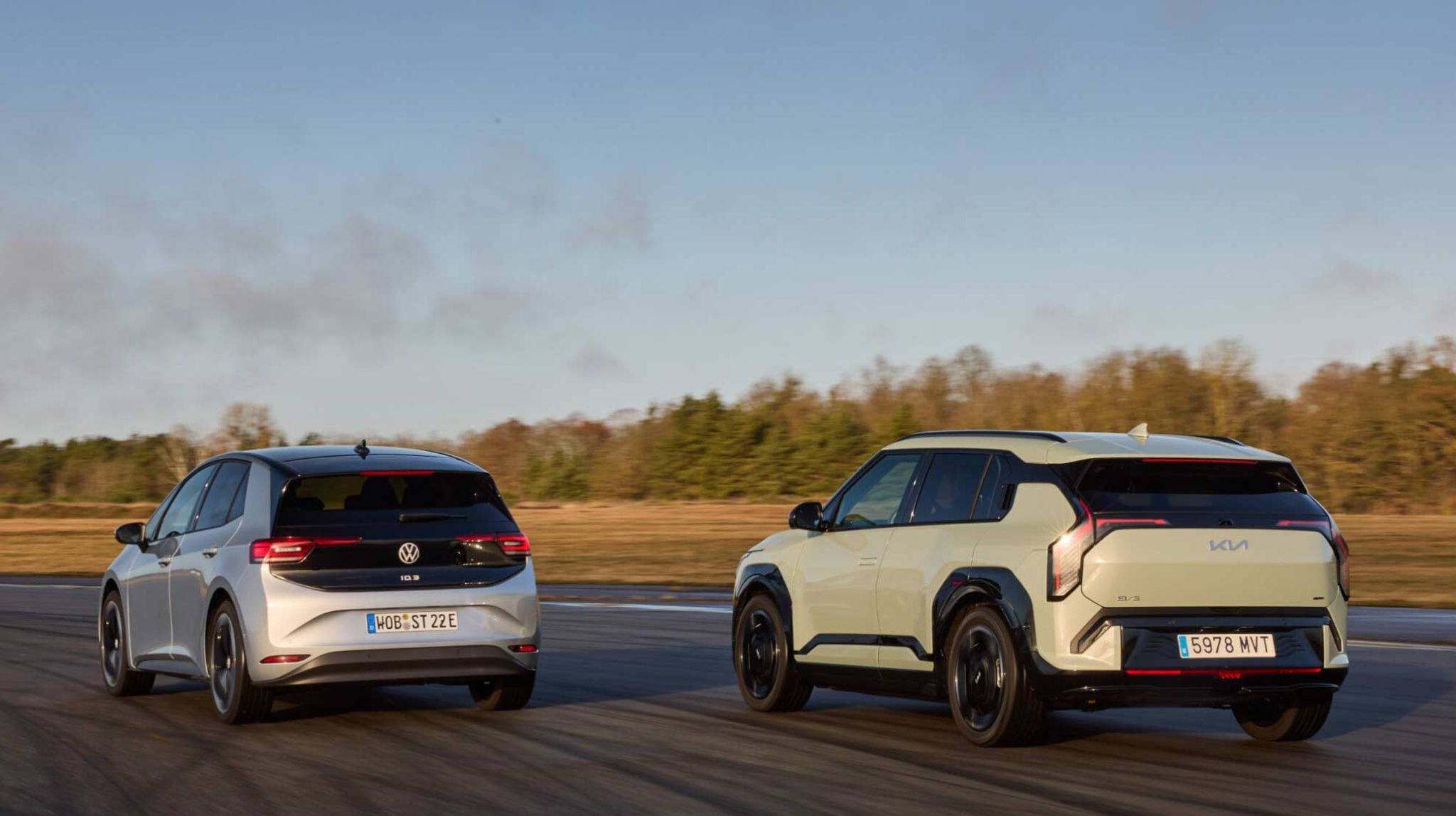 Comparativa: Kia EV3 o VW ID3, elegimos entre dos eléctricos que ...