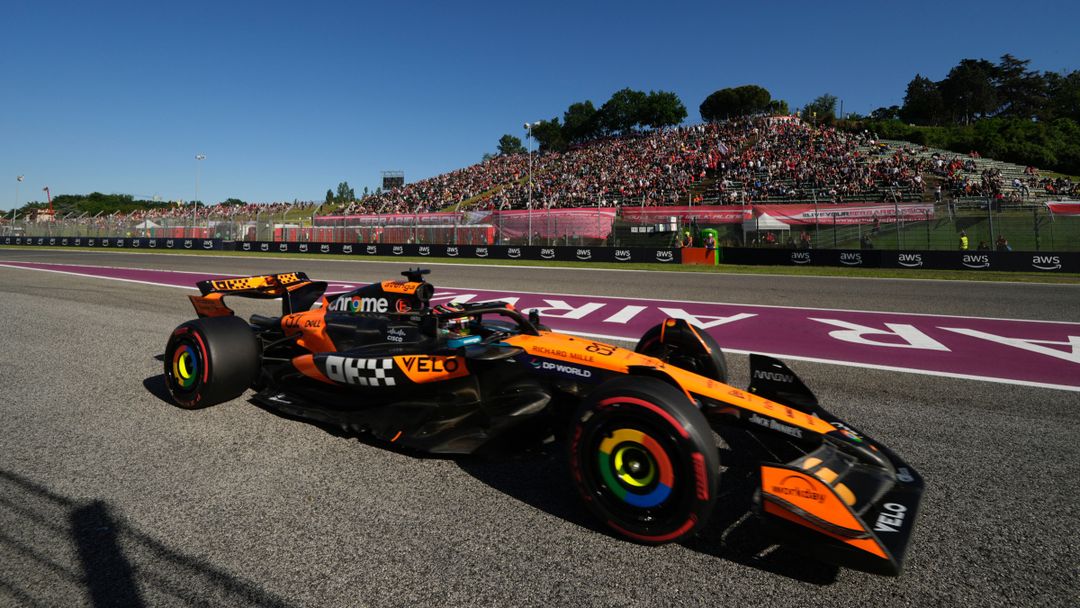 Clasificación Libres 1 y 2 del GP de Emilia Romagna de F1: Oscar Piastri y McLaren arrasan