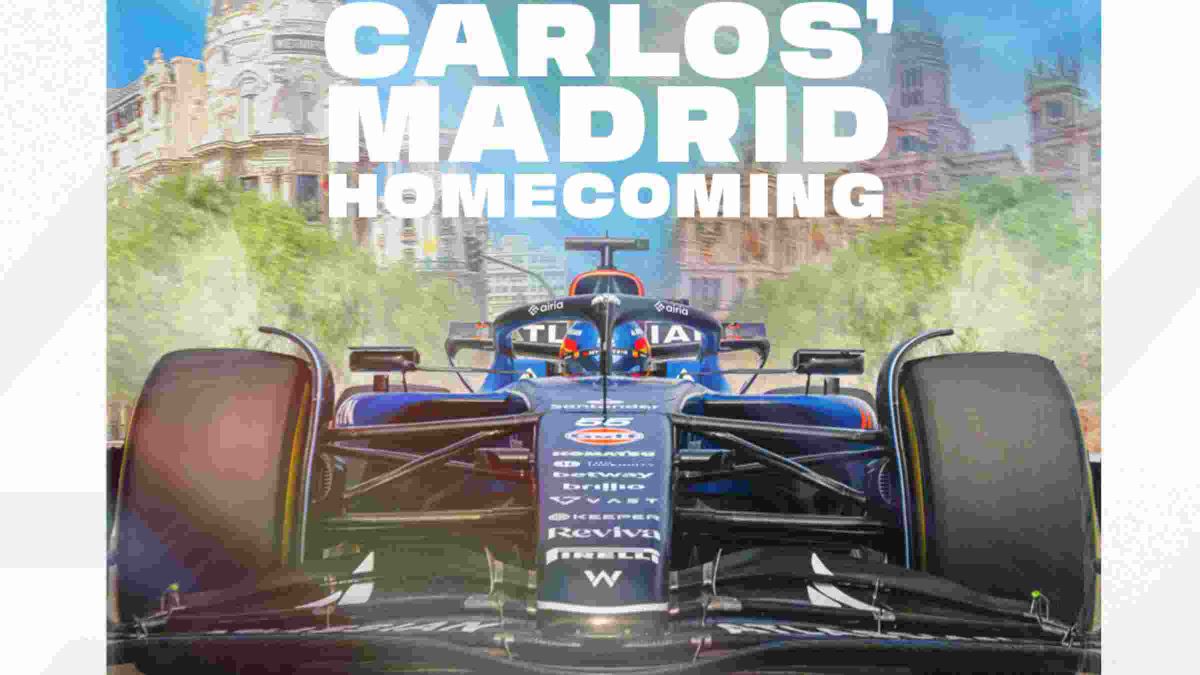 Carlos Sainz participará en una exhibición el 7 de junio en el nuevo circuito de F1 de Madrid ...