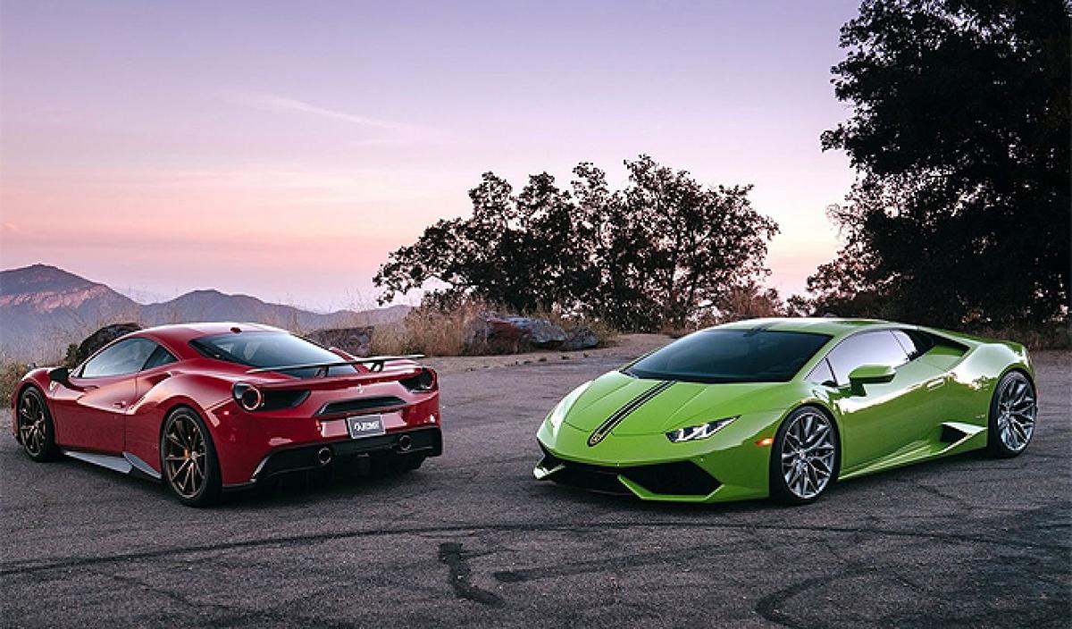 Los Lamborghini Huracán y Ferrari 488 GTB, calzados de HRE -- Autobild.es