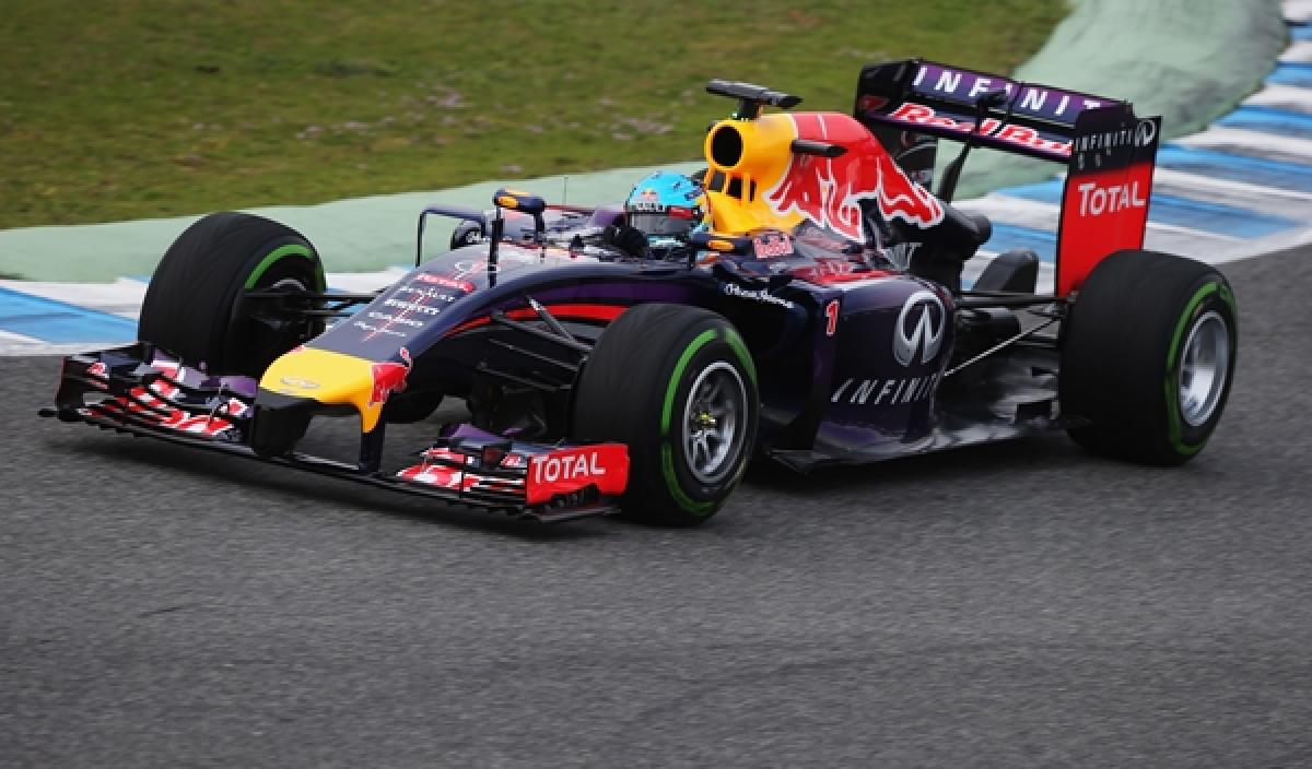 El Red Bull RB11, preparado para debutar en Jerez -- F1 -- Autobild.es