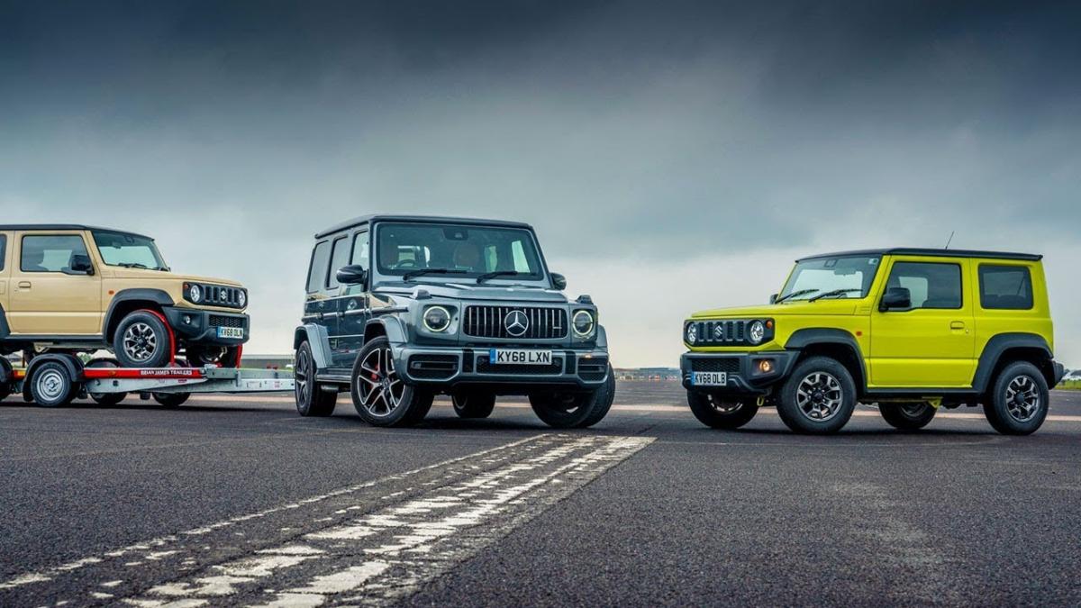 Vídeo: Suzuki Jimny vs Mercedes-AMG G 63 remolcando otro Jimny ...