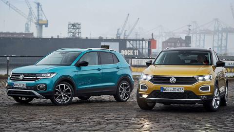 Comparativa del Volkswagen T-Roc y Volkswagen T-Cross -- Autobild.es