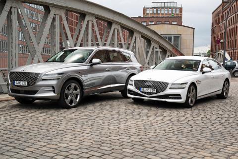 Duelo fraternal: la berlina Genesis G80 vs el SUV GV80 -- Autobild.es